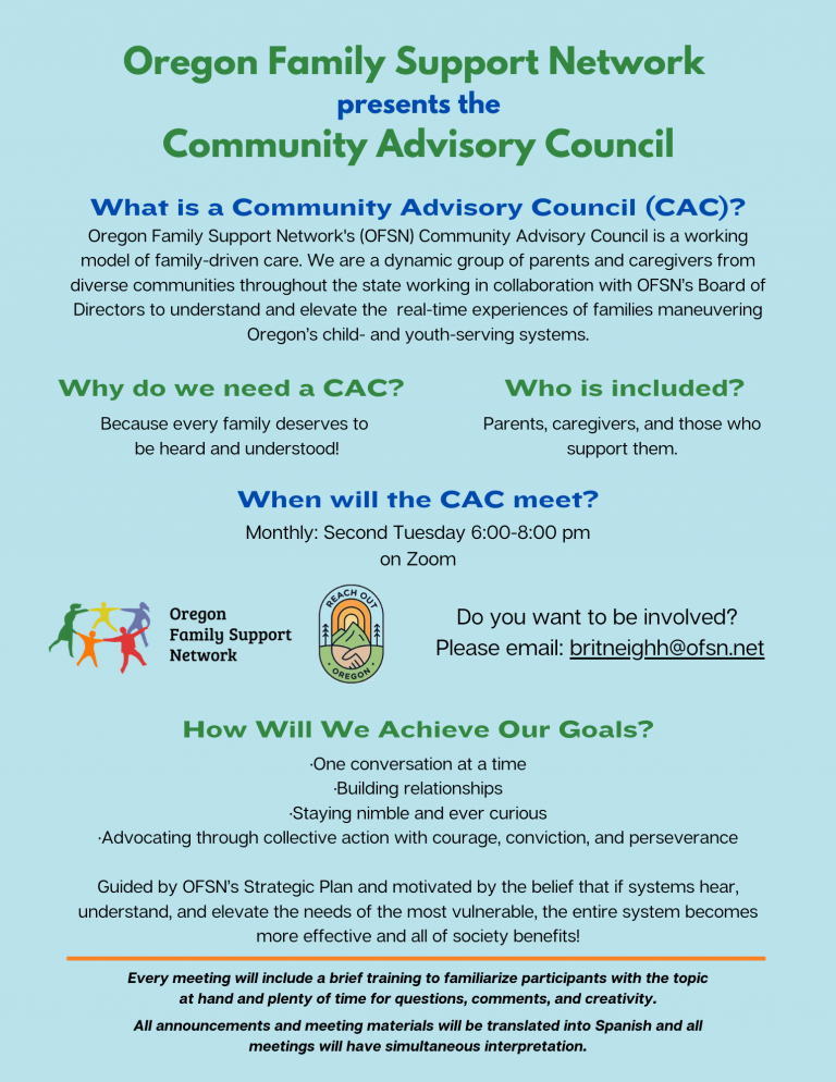 Get Support Now | Oregon Family Support Network