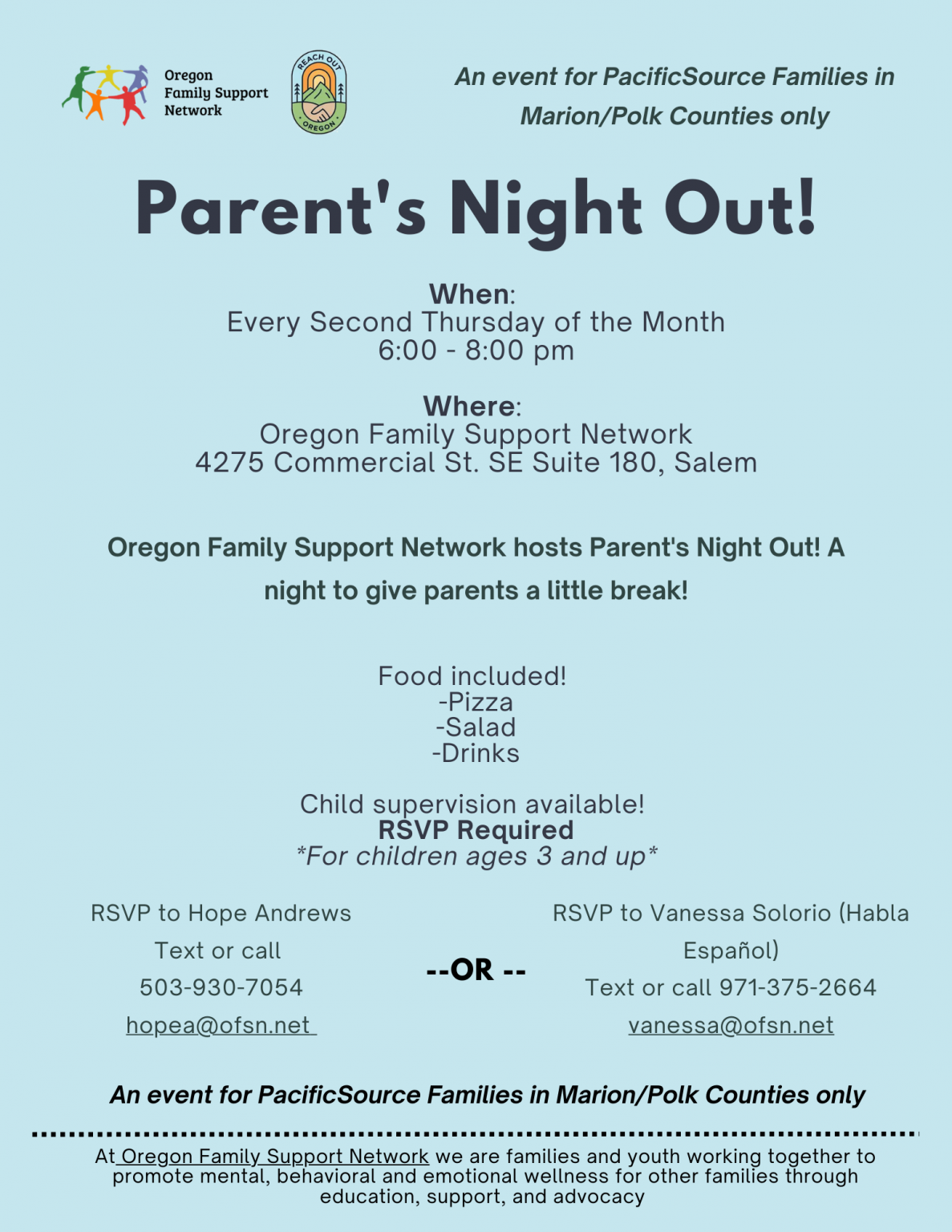 Get Support Now | Oregon Family Support Network